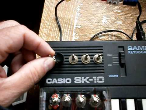 The Volt Brothers - Casio SK10 tweaked / modded - part 2 - YouTube