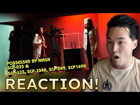 Possessed By Mask Reaction! | SCP 035 & SCP 173, SCP 1048, SCP 049, SCP 1498 - YouTube
