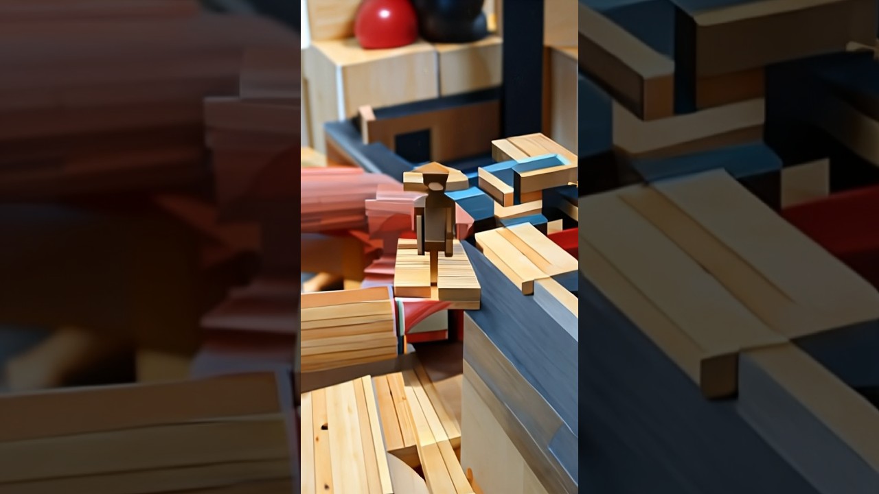 Lego de madeira 2 - YouTube