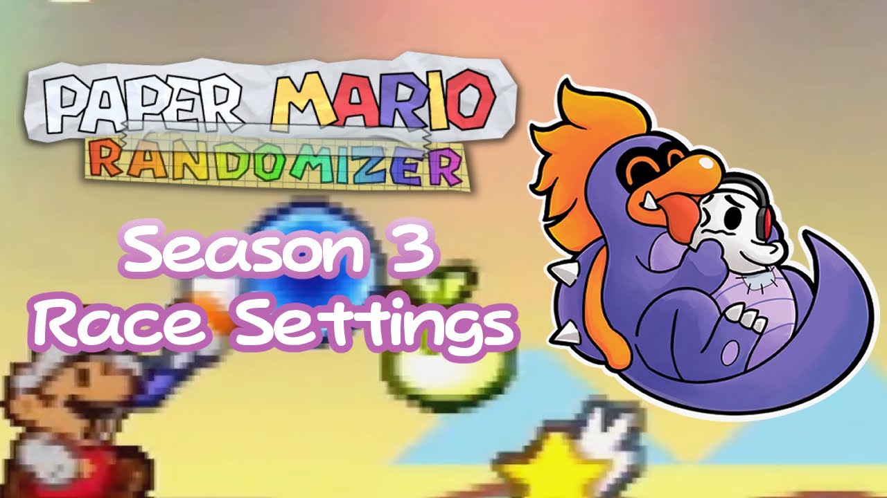 Season 3 is Going to be Rough - Paper Mario Rando (Race Settings) - YouTube
