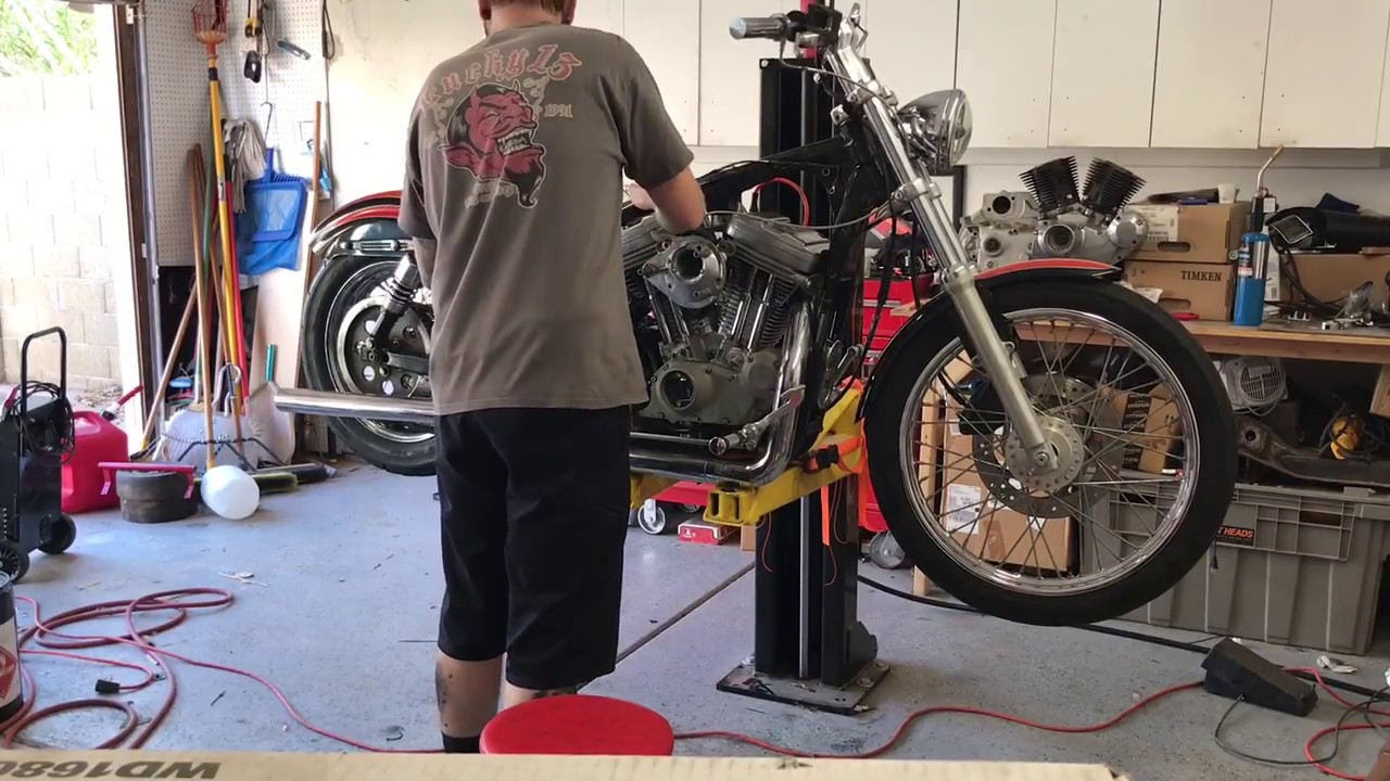 1999 Sportster HAMMER PERFORMANCE 1250 first start up - YouTube
