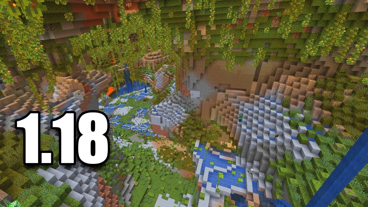 GENERACION BIOMAS DE CUEVAS, NUEVA MONTAÑAS | Minecraft Test 1.18 - YouTube