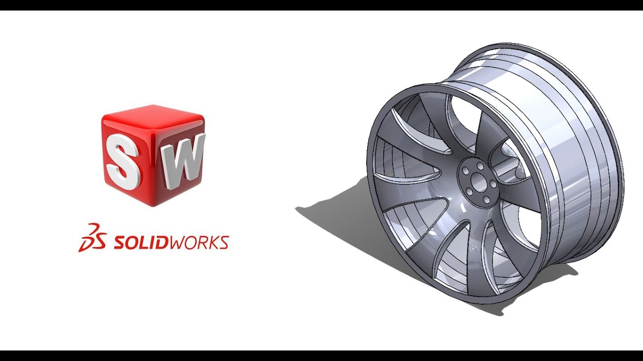 Quick and Easy Car Wheel Design in SolidWorks | Practice Session #Click ...