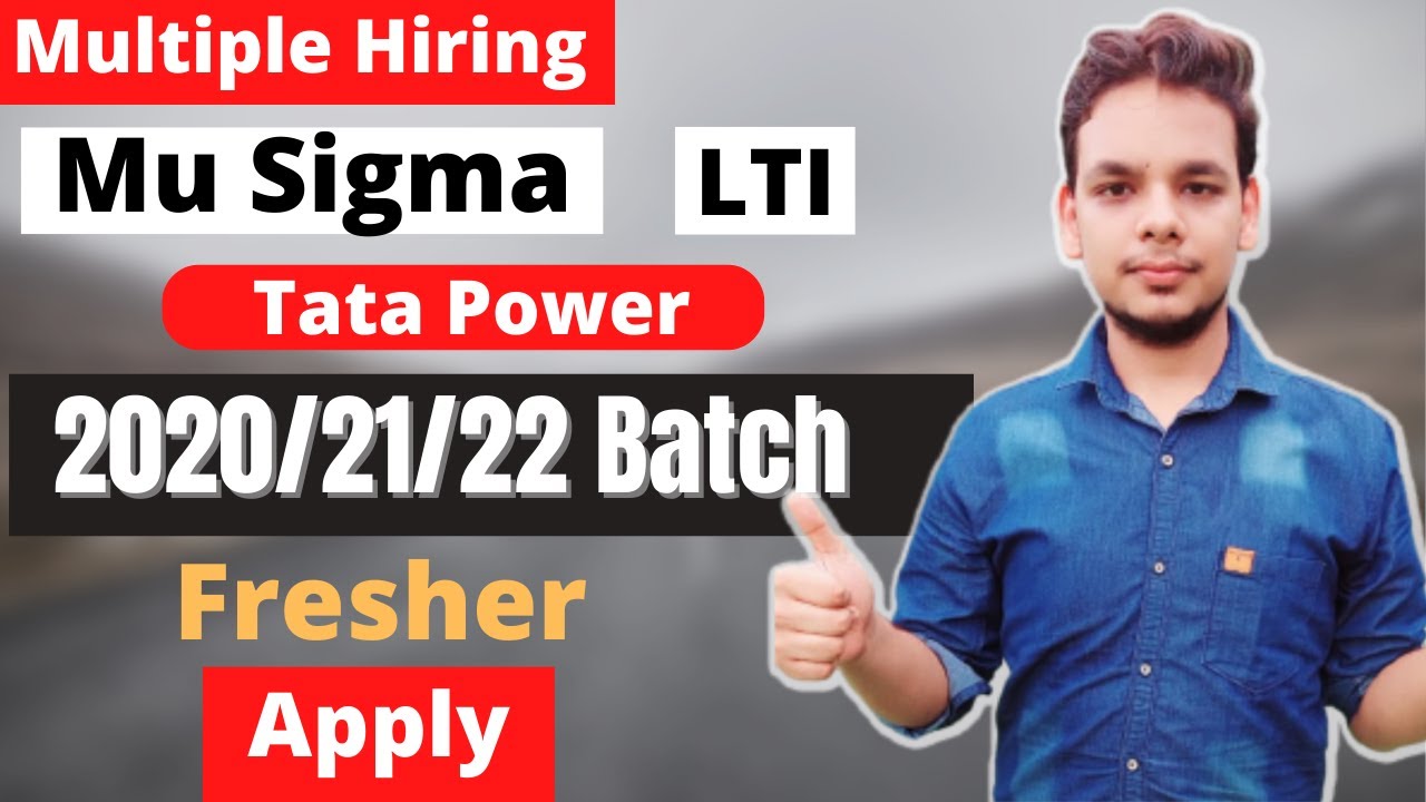 Latest Mega Hiring Drive | 2020 | 2021 | 2022 Batch Hiring | Fresher ...
