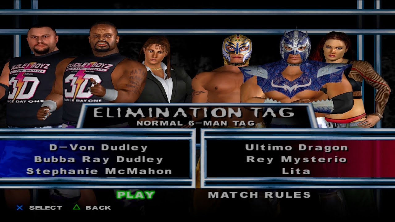 WWE SmackDown! Here Comes the Pain - ELIMINATION TAG - YouTube