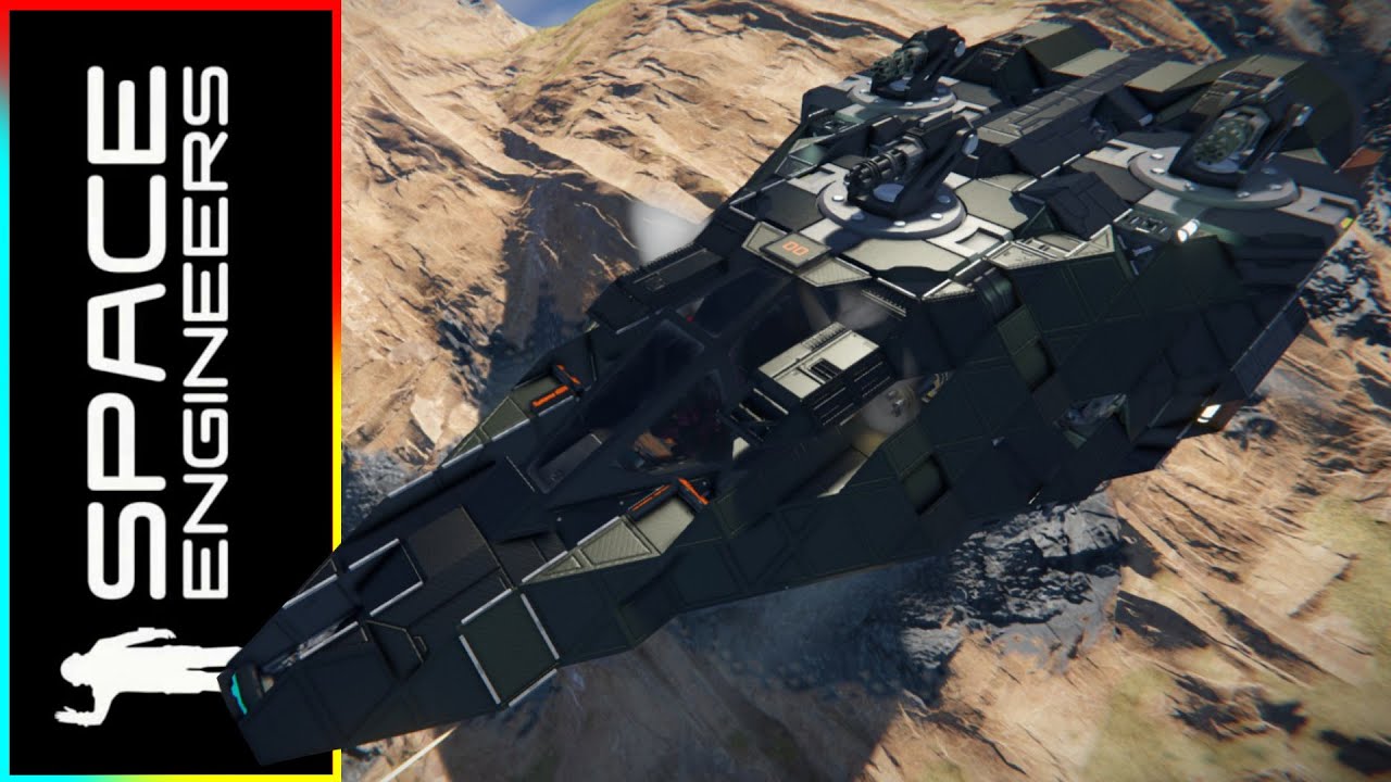 The Gladius Atmosphere Fighter - Space Engineers - YouTube