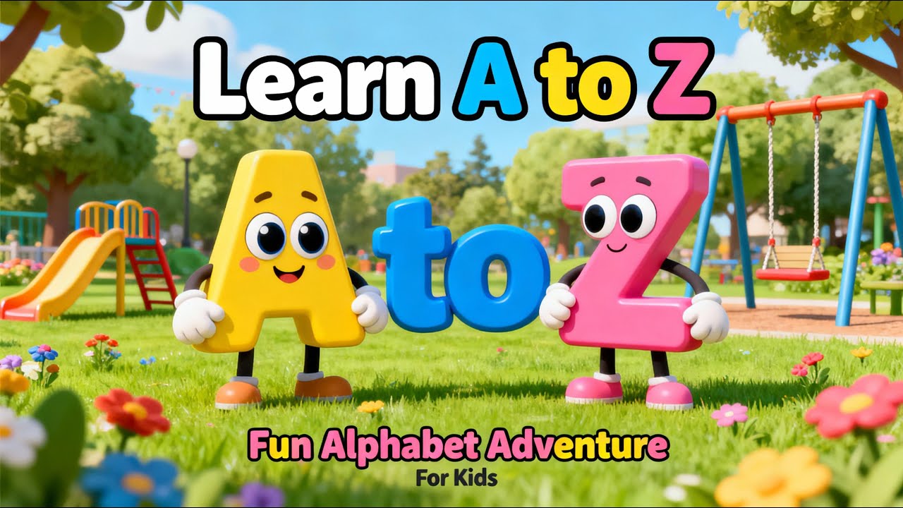 A to Z Learn Alphabet's | Easy and Quick for KIDS | VIVI KIDS ZONE ...