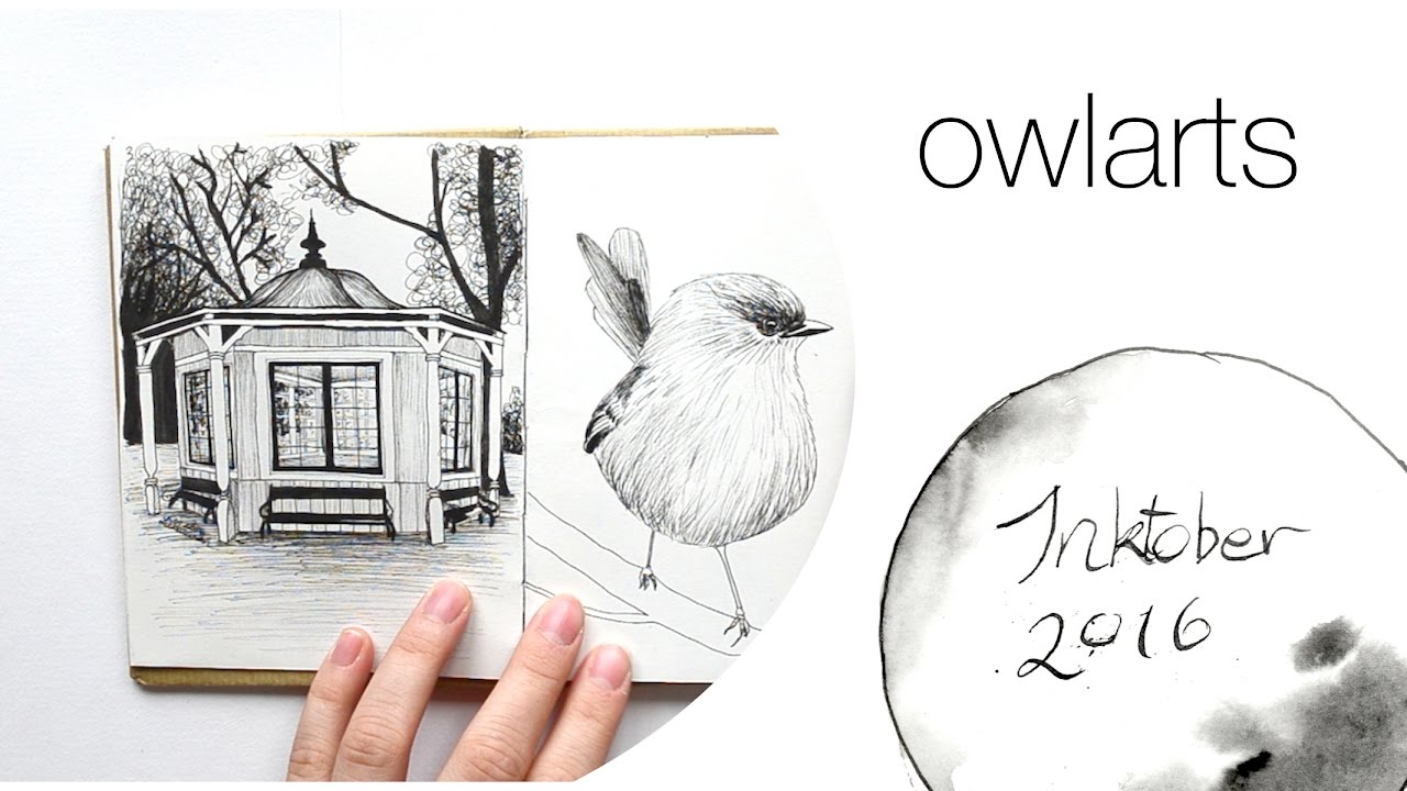 Inktober Sketchbook 2016 - YouTube