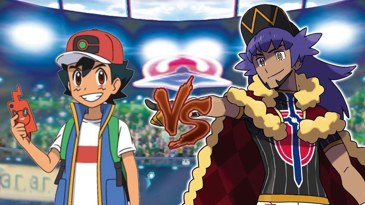Ash vs Leon Full Battle 6v6 Pokémon - YouTube