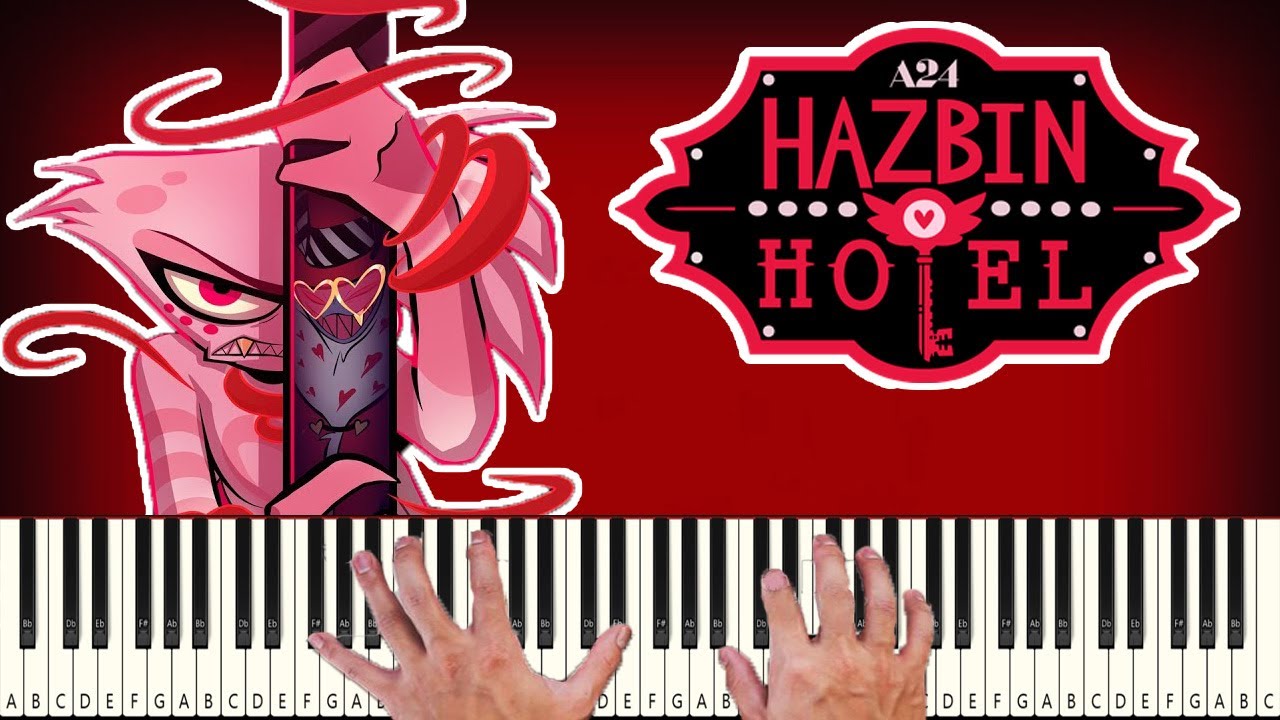 Hazbin Hotel - Addict - PIANO TUTORIAL - YouTube
