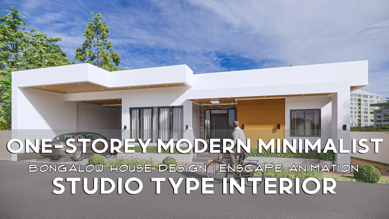 ONE-STOREY RESIDENTIAL HOUSE | MODERN MINIMALIST | STUDIO TYPE INTERIOR ...