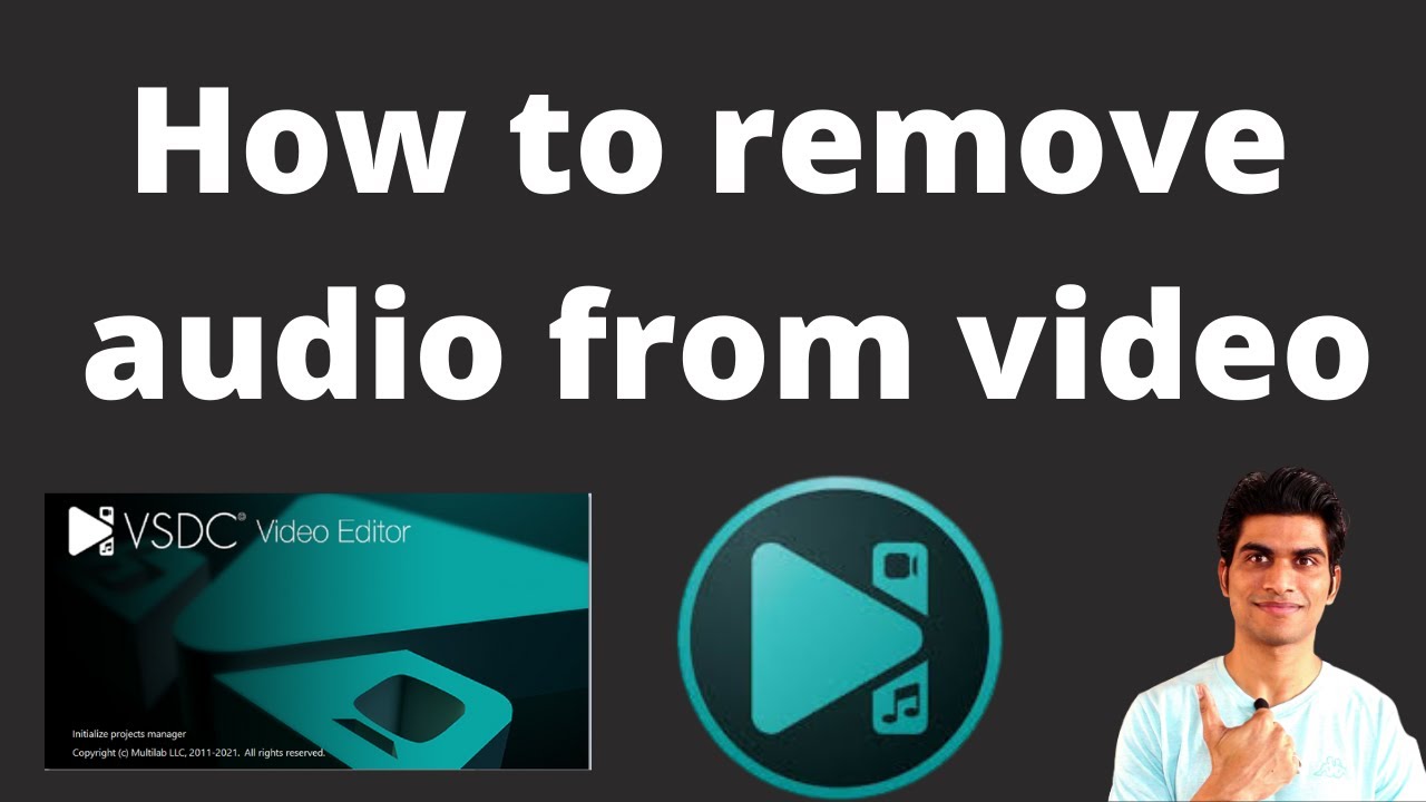 VSDC - How to Remove audio from Video - YouTube