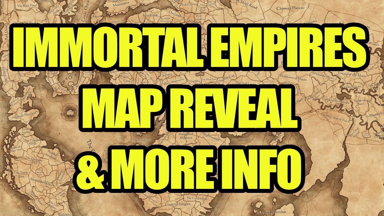 NEWS! IMMORTAL EMPIRES MAP REVEAL - Total War Warhammer 3 - YouTube
