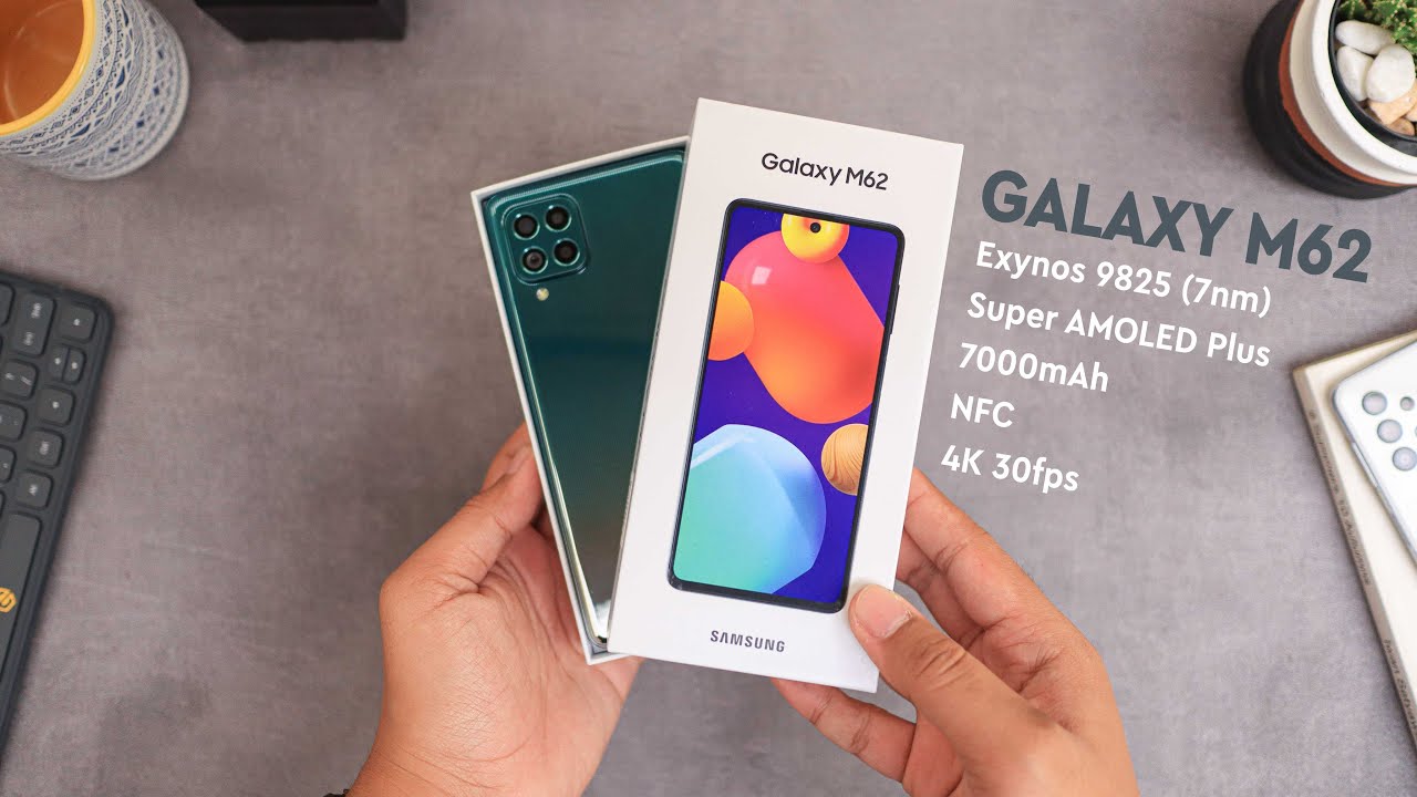 7000mAh + Chipset Flagship !!!! Unboxing Samsung Galaxy M62 - Gaming ...