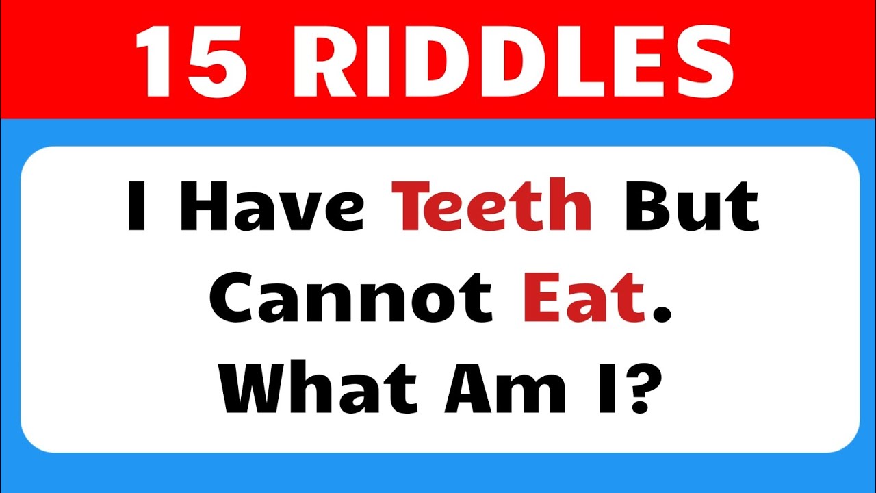 ONLY A GENIUS CAN SOLVE THESE RIDDLES 🧩 | 15 TRICKY RIDDLES THAT'LL ...