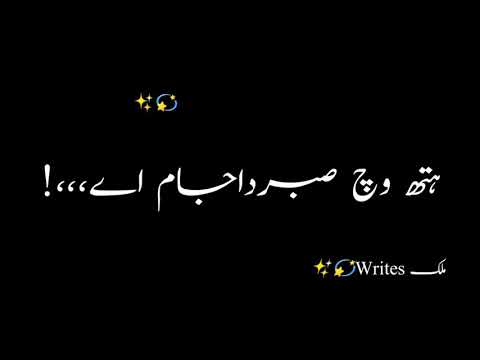 Keri Ghalti Hoe A Zalim Black Screen Saraiki Song Status Hindi Urdu