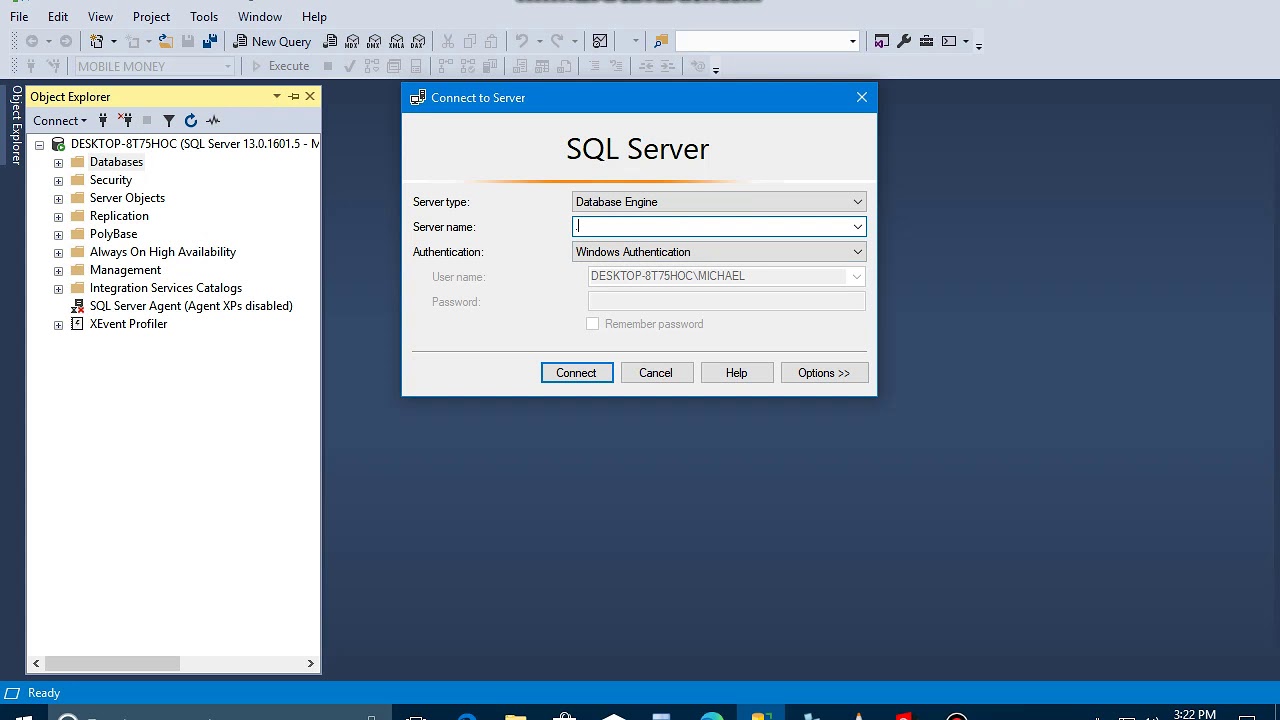 How to creae Database in SQL Server IN SQL SEVER - YouTube