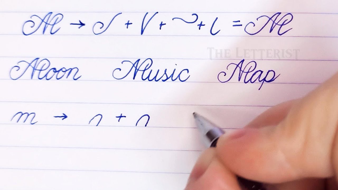 Tips and Tricks how to improve handwriting easily ⚜ How to write letter ...