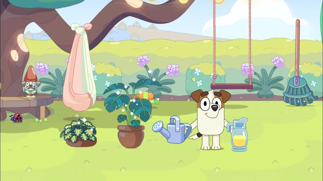 Bluey: Jake's Waters the Backyard Garden || Gameplay - YouTube