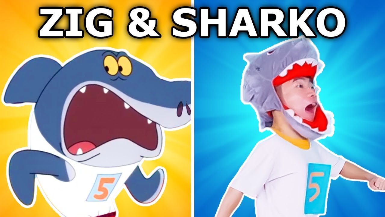 Sharko Got Real Legs | Zig & Sharko Parody | Rainbow Parody - YouTube