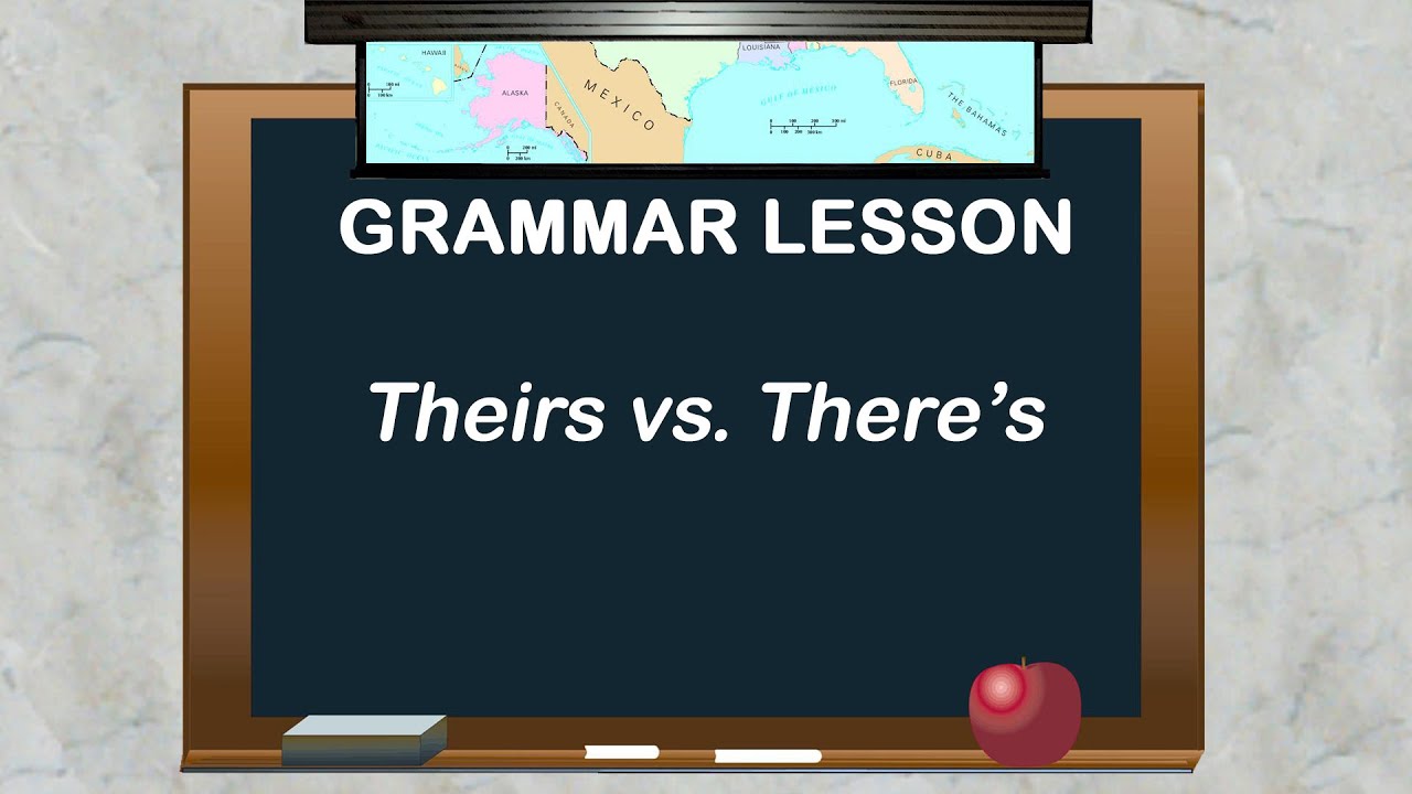 Grammar Lesson - Theirs vs. There's - YouTube