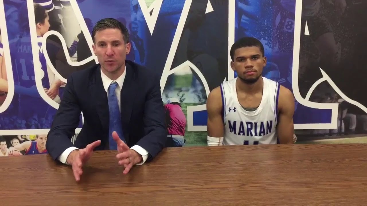MBB: Postgame - Marian Men's Basketball vs. UW-Superior 11-17-18 - YouTube
