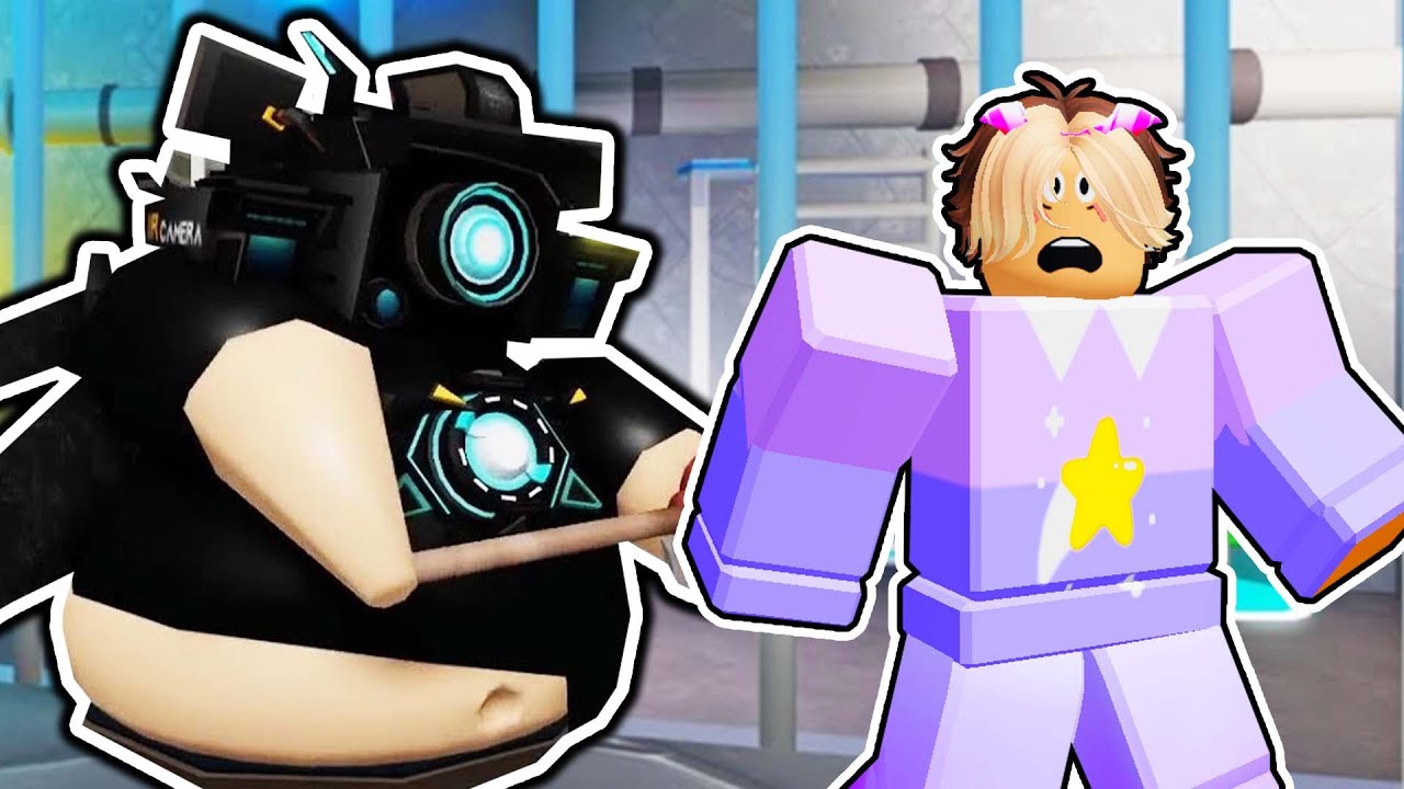 หนีออกจากคุก Camera Man ตัวอ้วน !! ROBLOX - YouTube