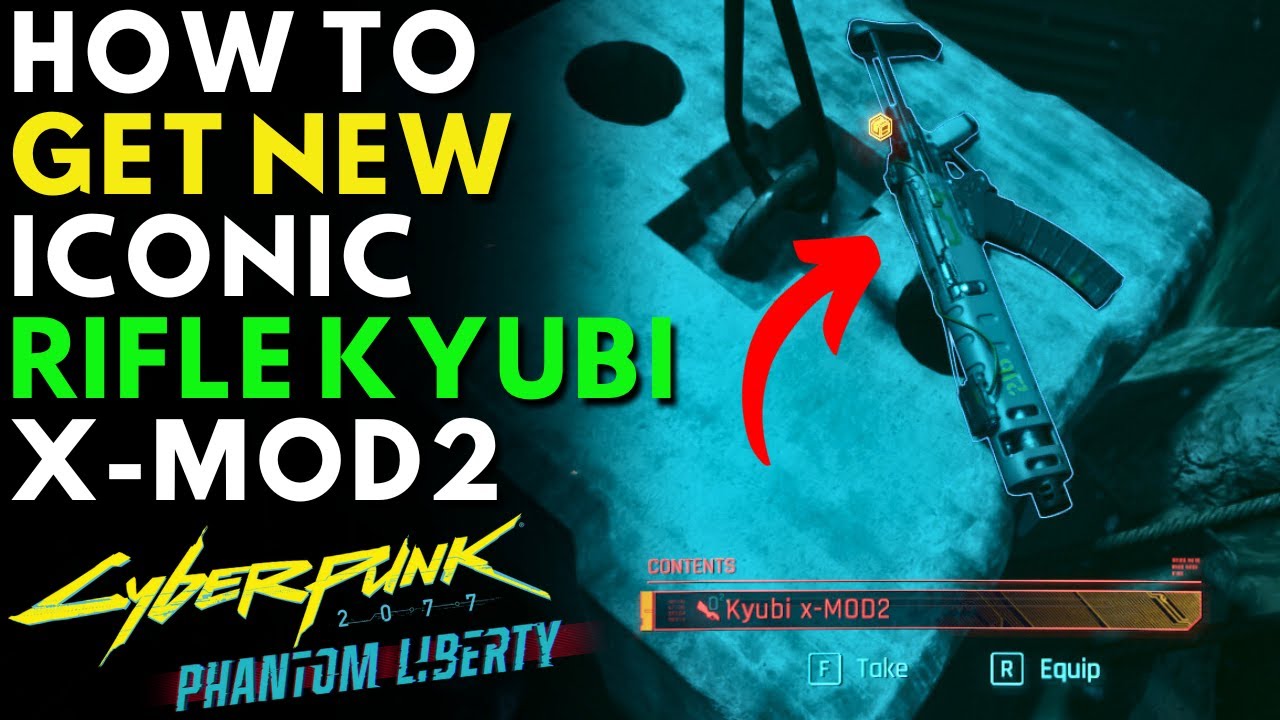 Cyberpunk 2077 Phantom Liberty - New SECRET Iconic Assault Rifle KYUBI ...