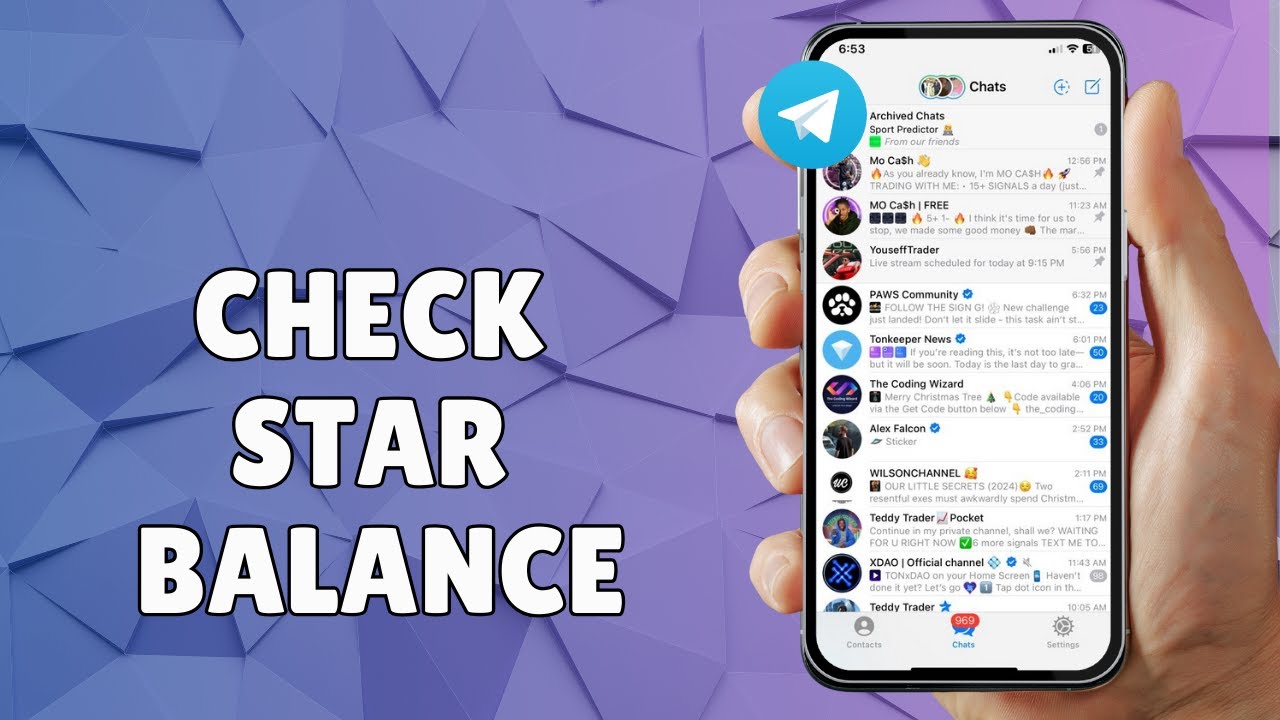 HOW TO CHECK YOUR STAR BALANCE IN TELEGRAM - YouTube