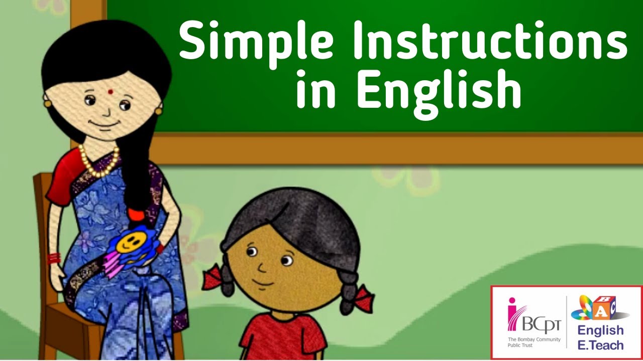 Follow the Simple Instructions in English | Stage-1 | Unit-2 | Lesson ...