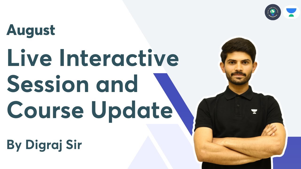 Live Interactive Session and Course Update | August | Digraj Singh ...