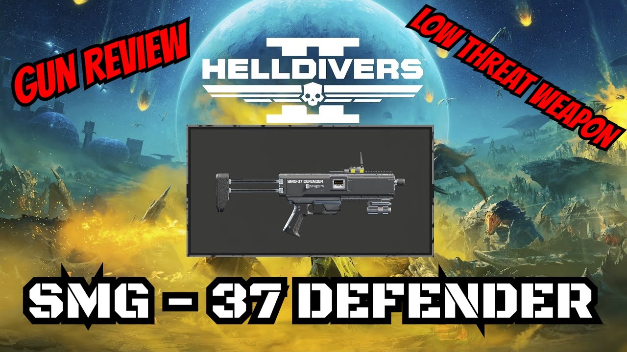 SMG 37 Defender Helldivers 2 Weapon Review - YouTube
