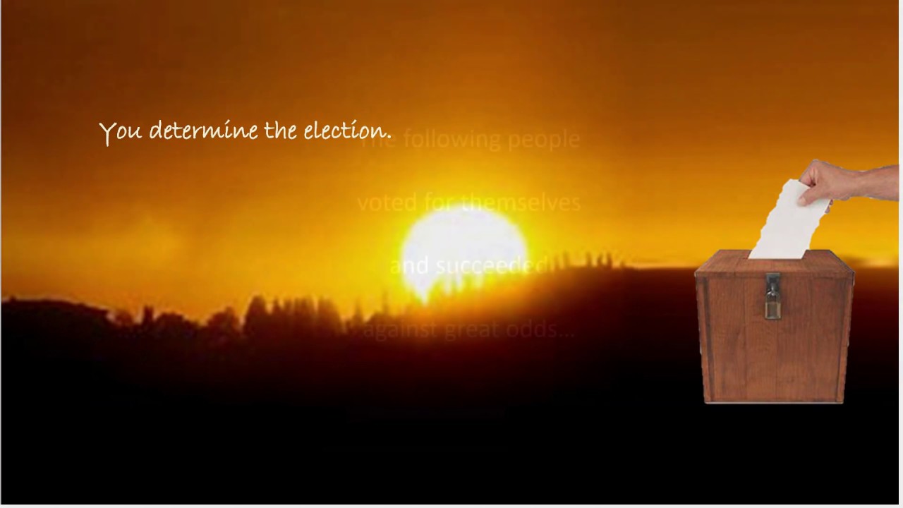 Vote for yourself every day - YouTube