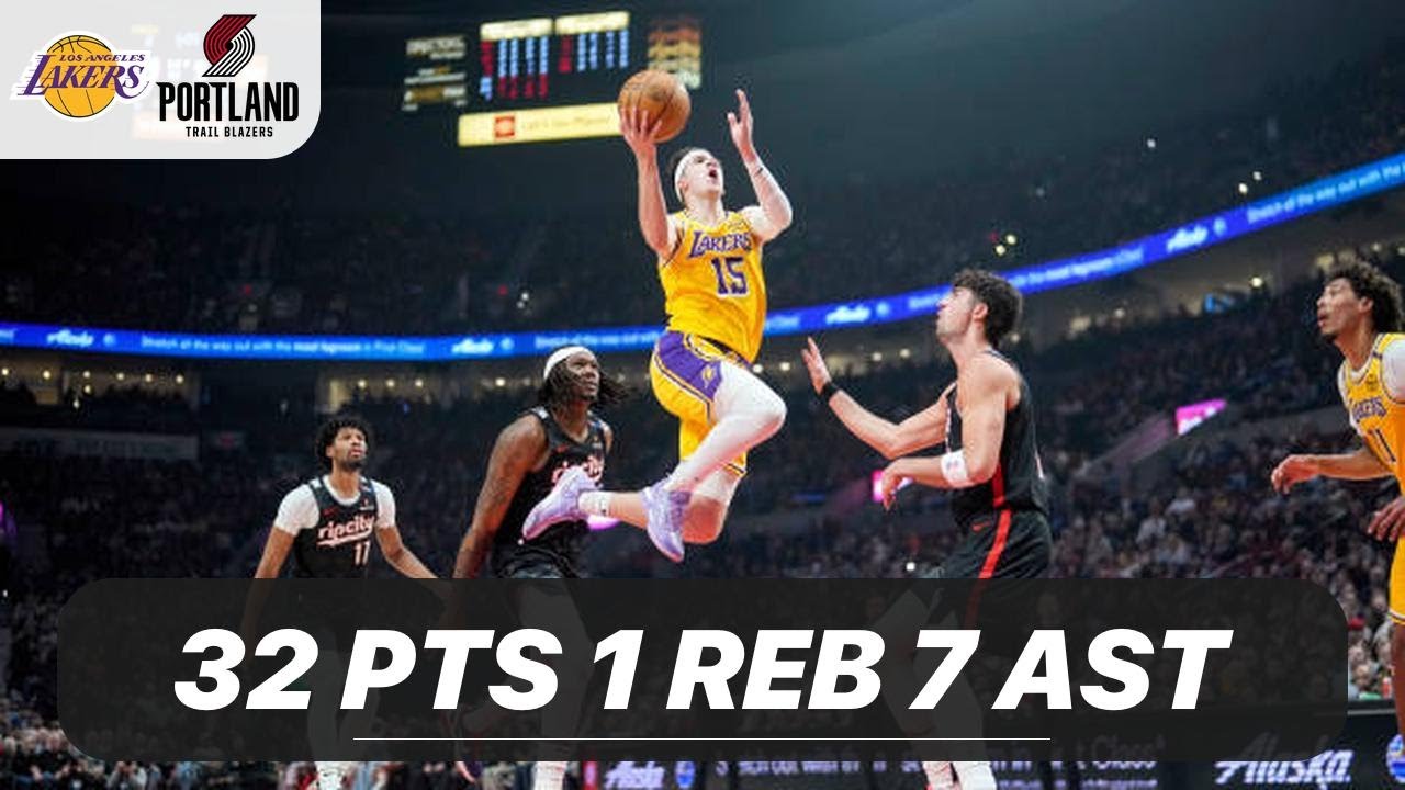 AUSTIN REAVES vs PORTLAND TRAIL BLAZERS | 32 PTS - 1 REB - 7 AST - 1 ...