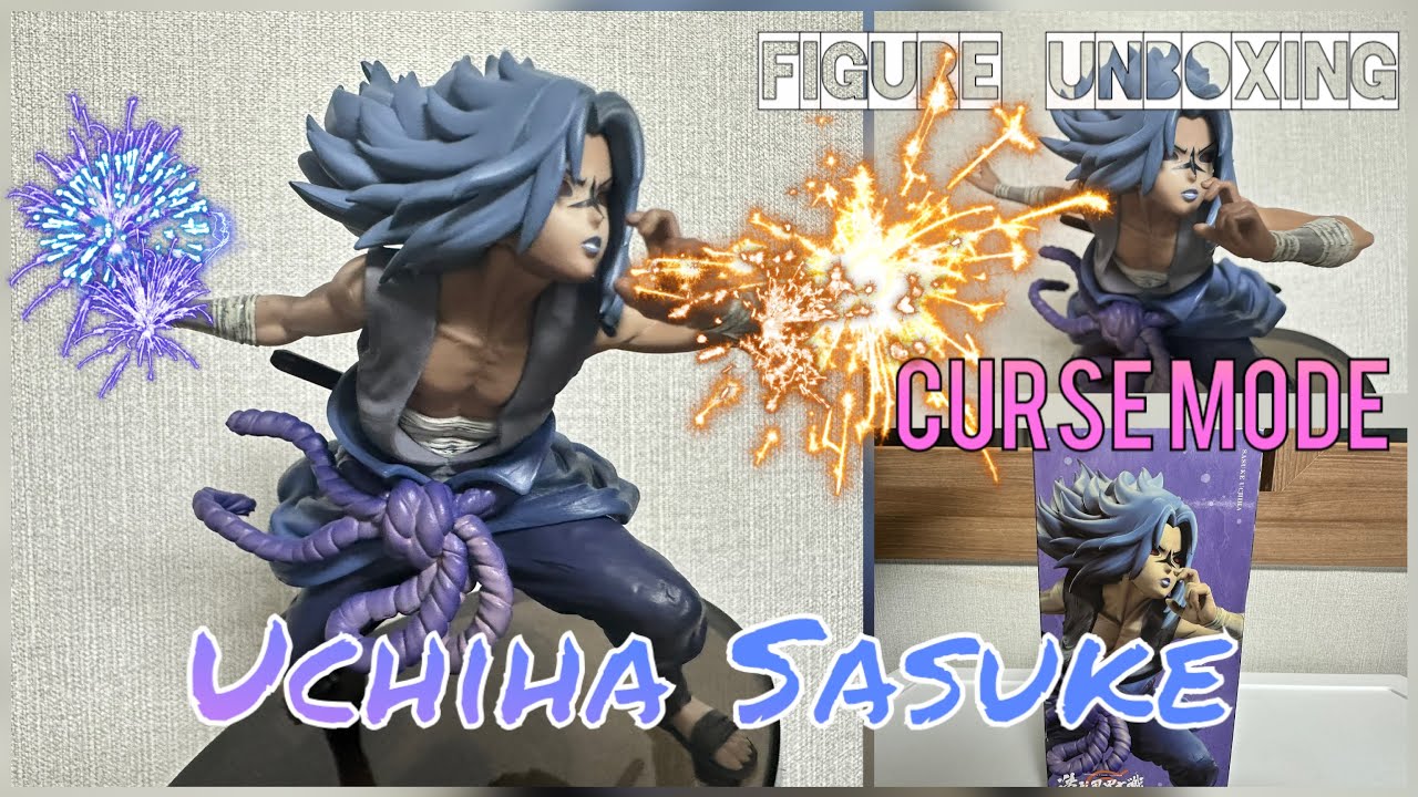 Banpresto Uchiha Sasuke ver. Curse Mode Figure Unboxing 반프레스토 주인 사스케 ...