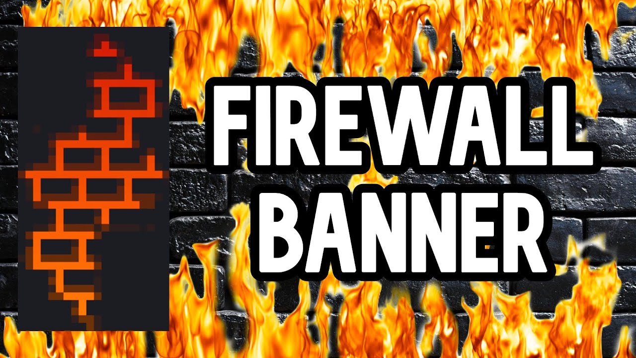 Minecraft - How to make a FIRE WALL Banner! - YouTube