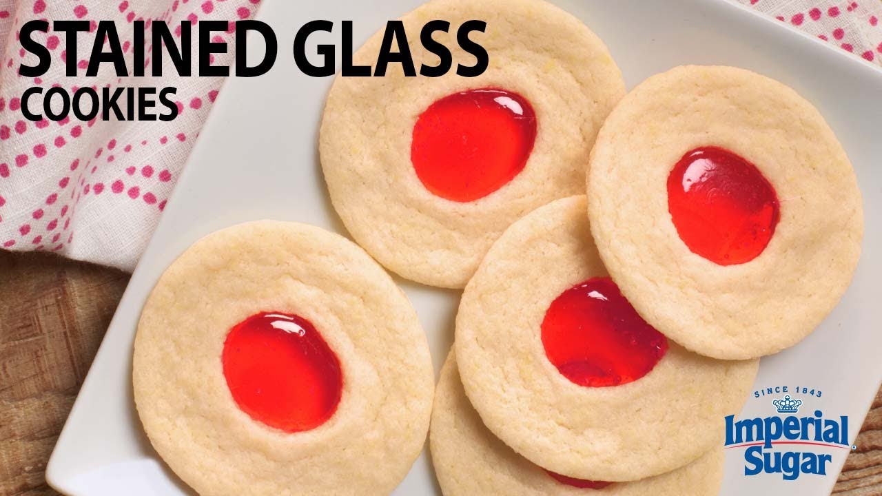How to Make Stained Glass Jewel Christmas Cookies - YouTube