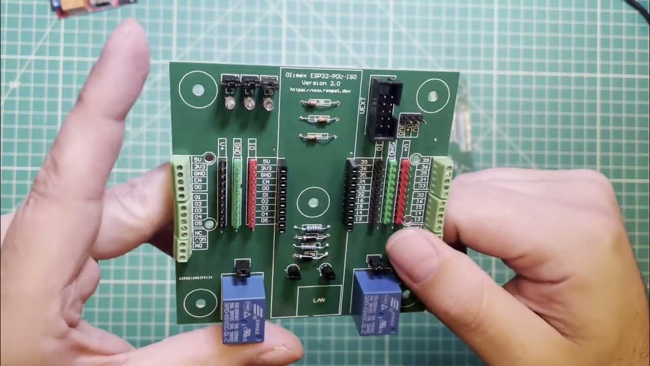 Olimex ESP32-PoE-ISO Breakout - My new favorite Olimex setup. - YouTube