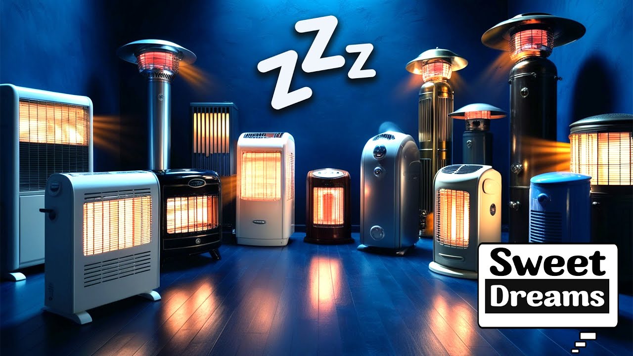 10 Heaters Sound to Fall Asleep Deeply - Sleep, Study, Focus - White ...