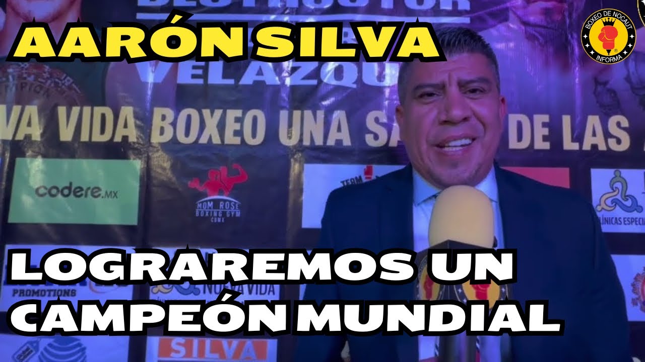 Aarón Silva: Estamos presentando boxeo profesional en Xochimilco y que ...