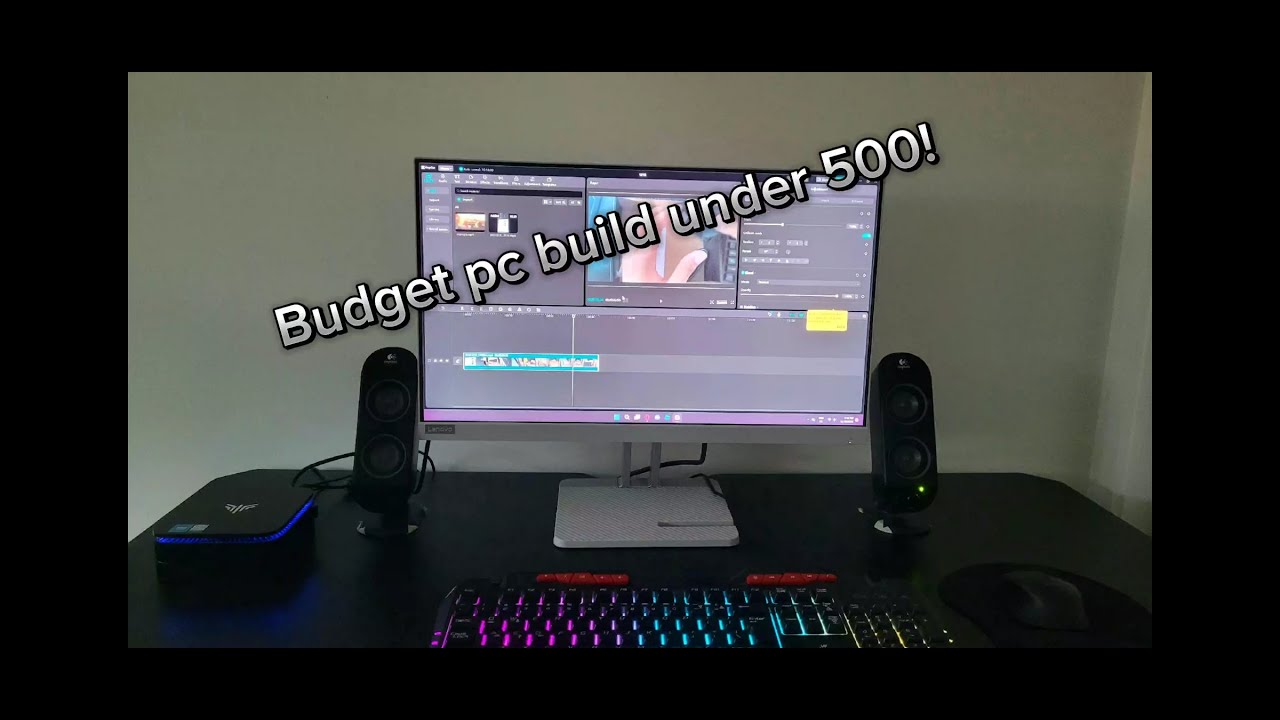 Budget full PC set up under $380! - YouTube