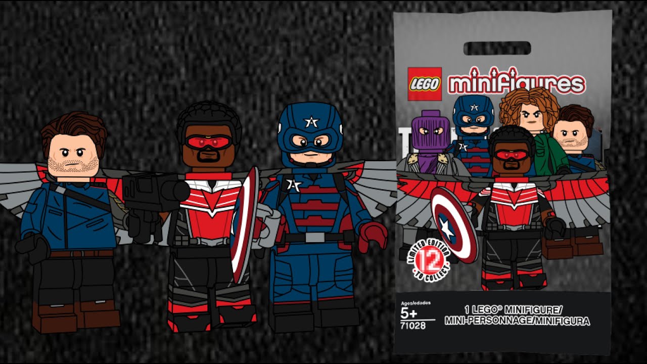 Lego The Falcon And The Winter Soldier CMF Series - YouTube