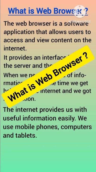 Web Browser Definition||What is Browser|| #computerknowledge #computer ...