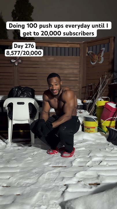 Day 276 of doing 100 push ups… who is joining me for 10 push ups? #shorts - YouTube