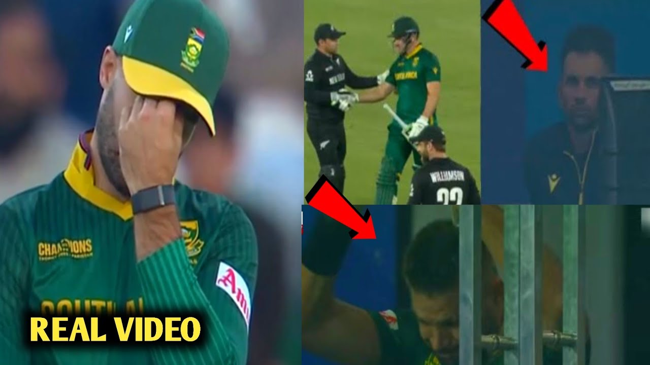 David Miller, Klaasen and South Africa players crying after South ...