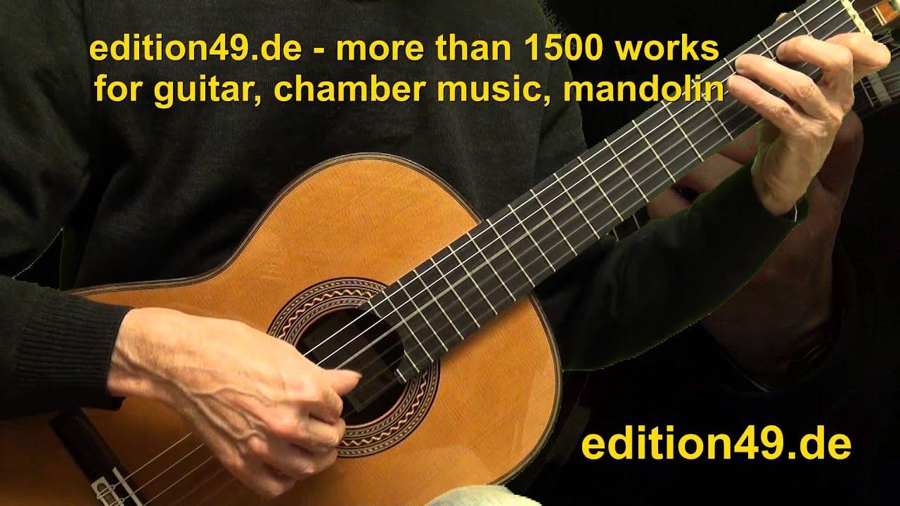 Paganini Romanza Detlef Tewes Boris Bagger Mandolin Guitar Gitarre ...