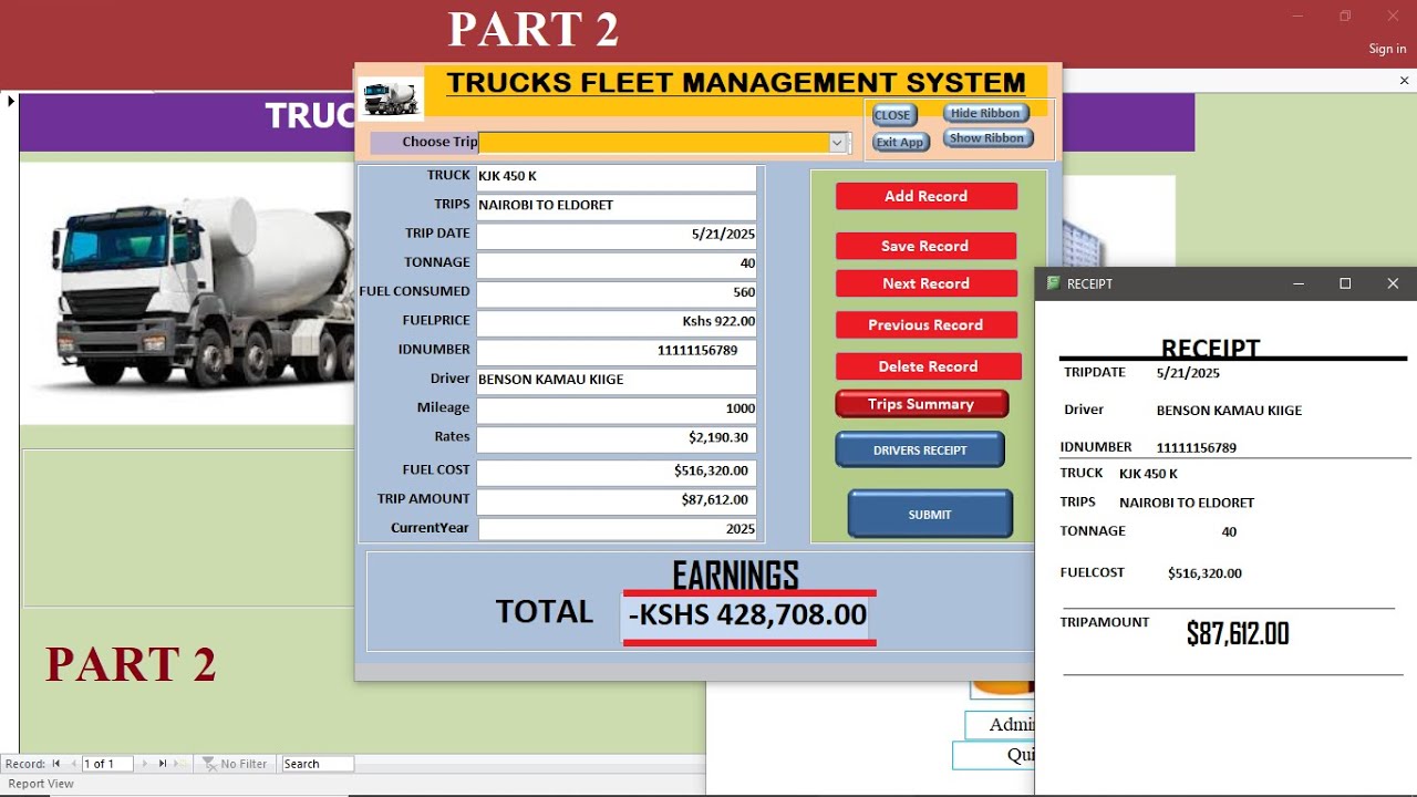 🚛 MS Access Fleet Management System | Part 2: TABLES & QUERIES (Step-by ...