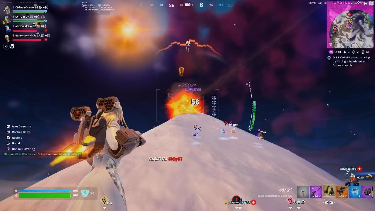 Fortnite C5S4 Sandy Steppes to Grand Glacier - YouTube