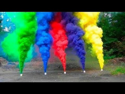 Evdə hazırlaya biləcəyiniz rəngli tüstü  || həm də çox asan