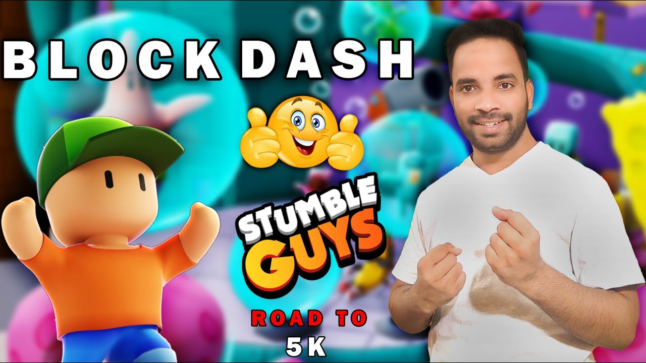 Stumble Guys Block Dash Live | Block Dash Op Gameplay #stumbleguys ...